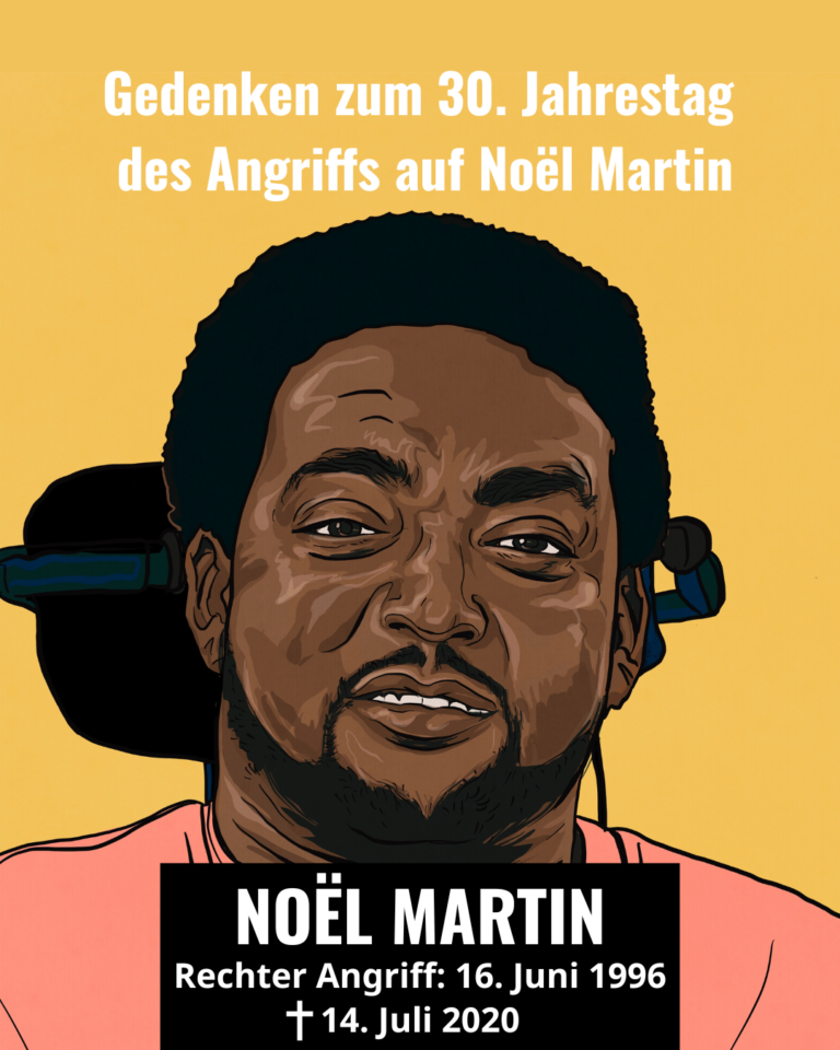 Gedenken zum 30. Jahrestag des Angriffs auf Noël Martin - Beratung für ...